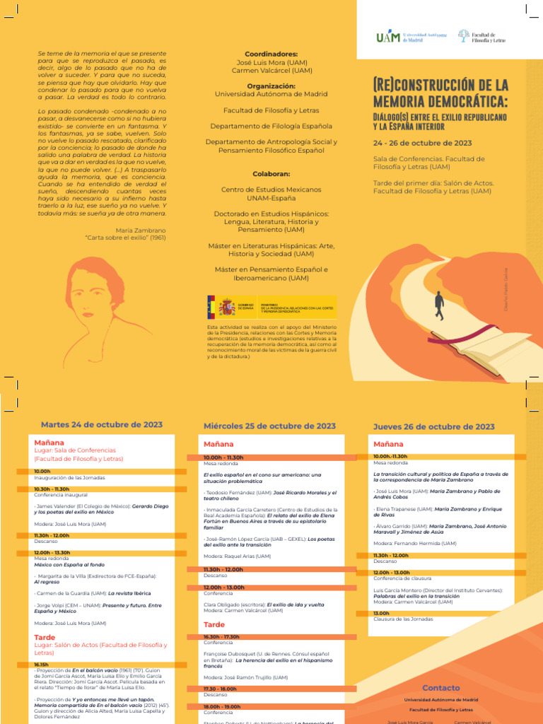 (1.3) Triptico Memoria | PDF | España