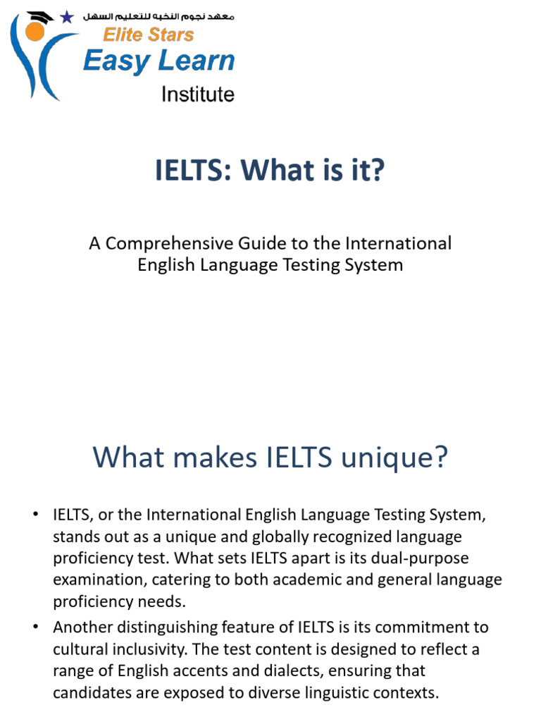Ielts What Is It Download Free Pdf International English Language