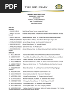 20-03-2025 Judiciary Cause List | PDF