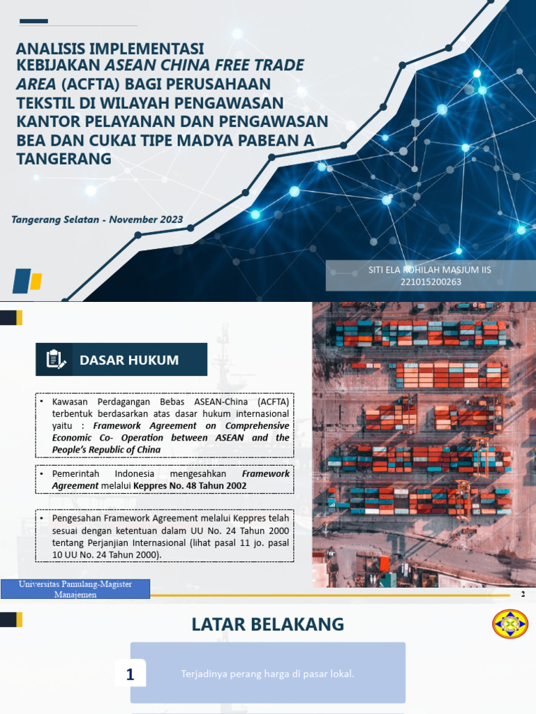 Implementasi Kebijakan Acfta | PDF | Bisnis