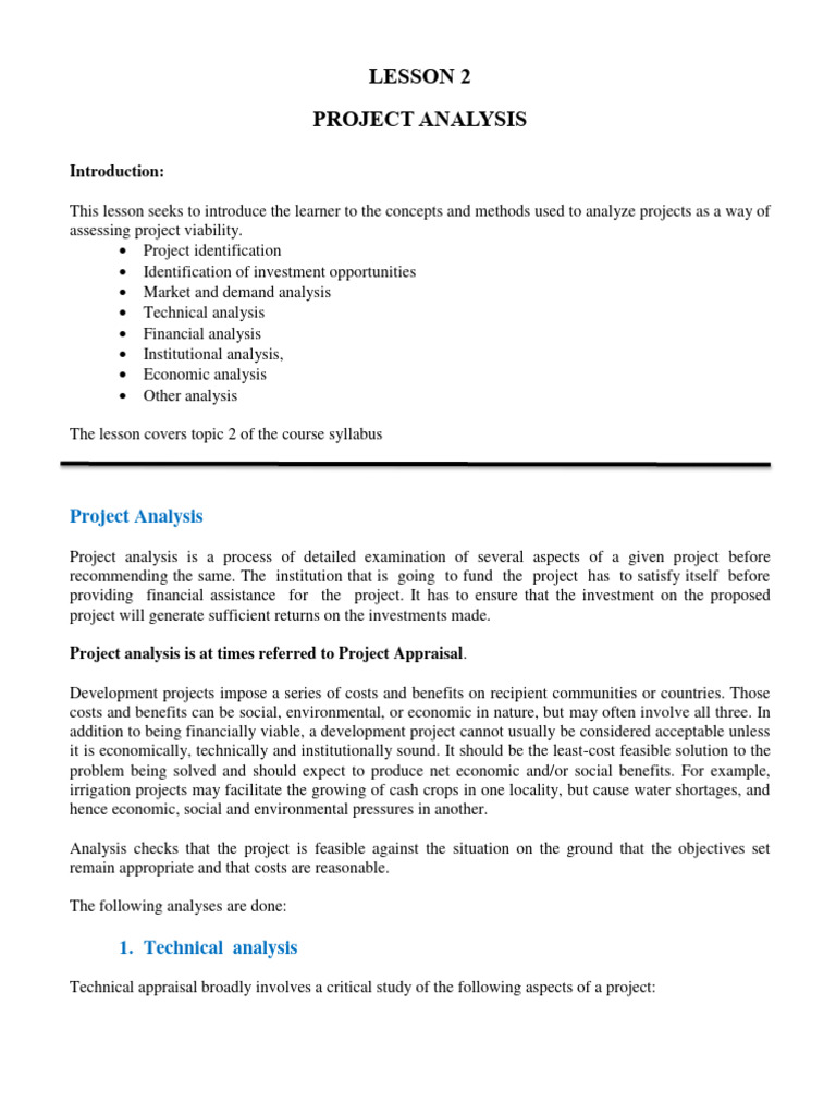 Project Viability Analysis Methods | PDF | Net Present Value ...