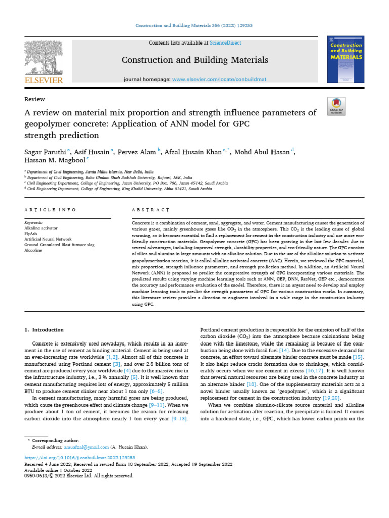 CBM Paper 1 2022 | PDF | Concrete | Building Engineering
