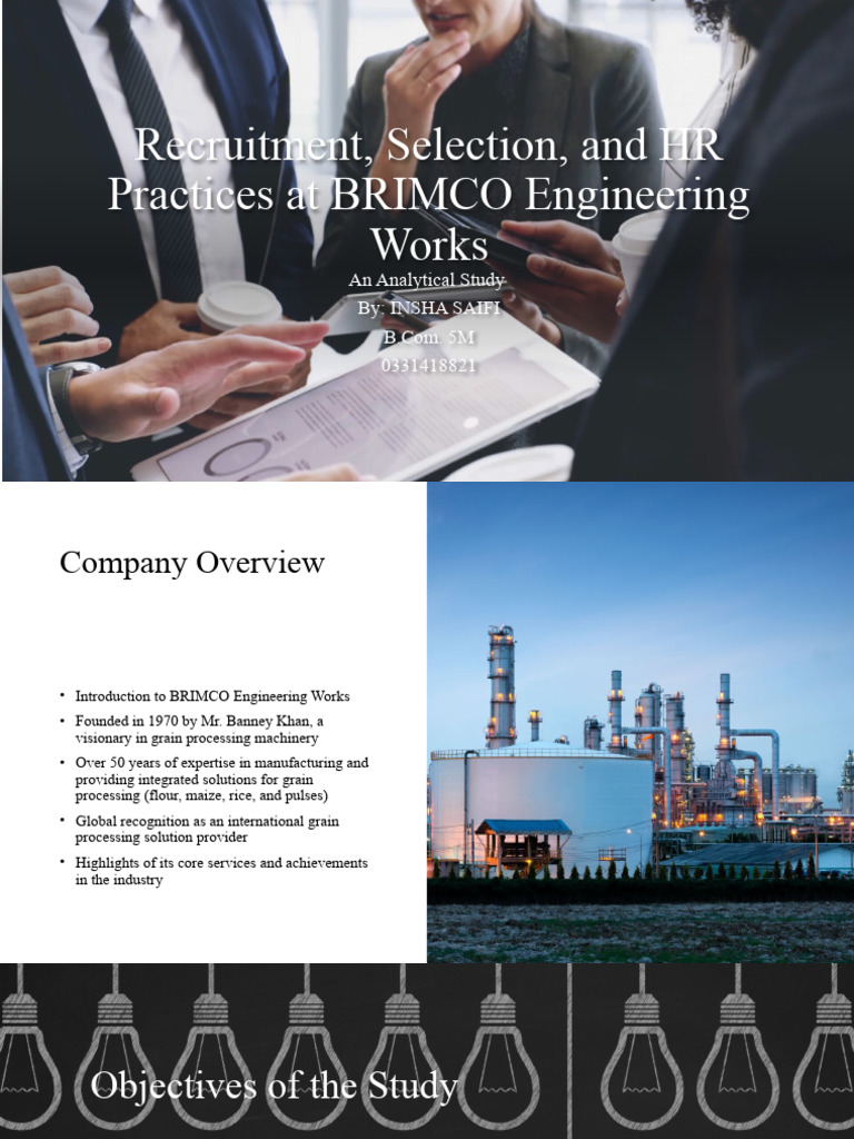 Recruitment, Selection, and HR Practices at | PDF | Recruitment | Business