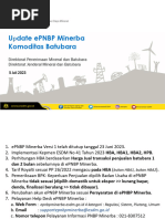 Panduan (User Manual) ePNBP Mineral Dan Batubara (Final, 2018) | PDF