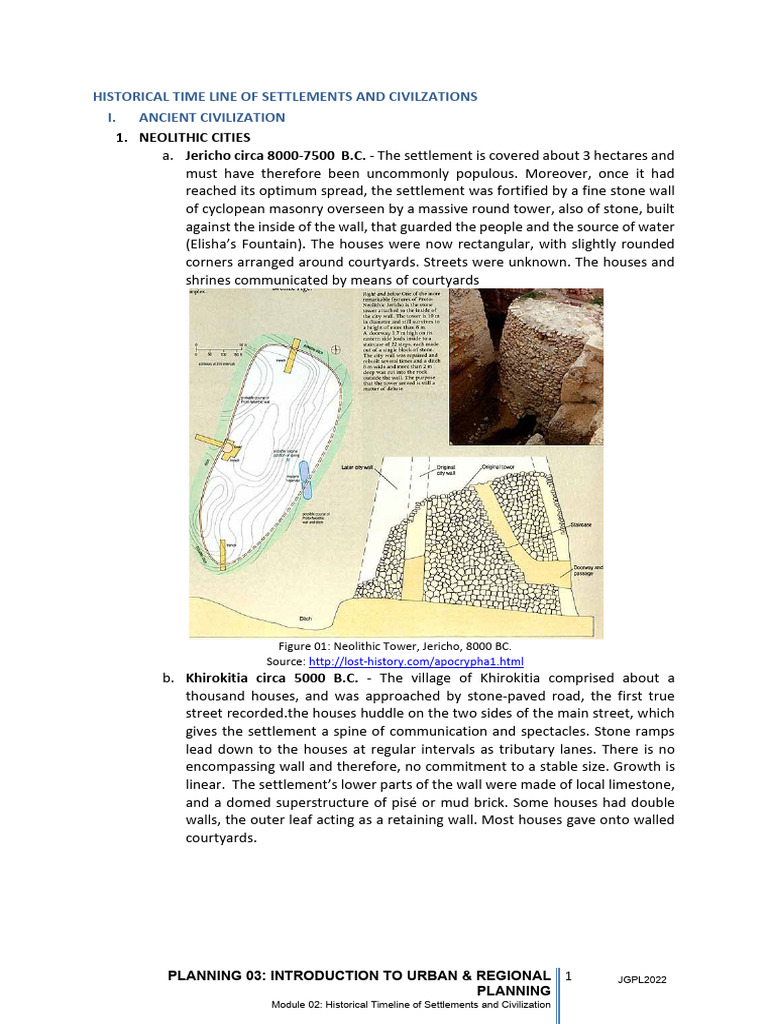 Historical Timeline of Ancient Settlements | PDF | Thebes | Ur