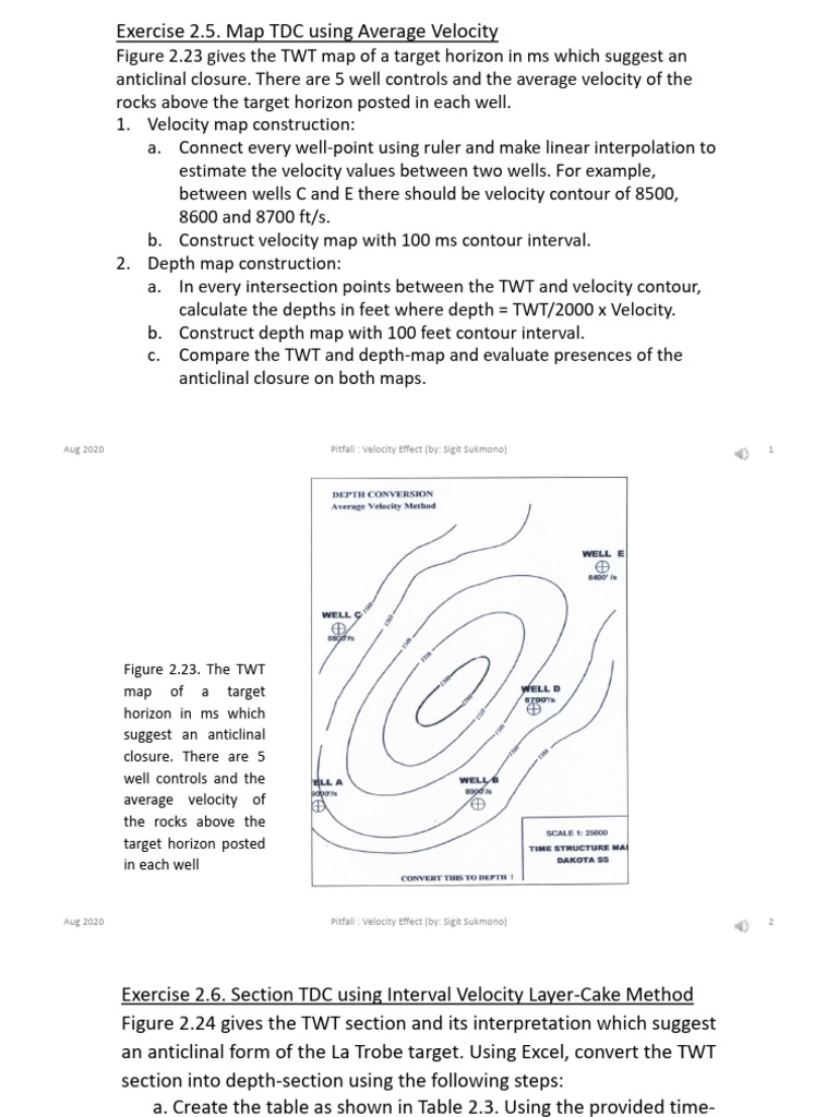 5-2 TDC Exercise | PDF | Contour Line | Geology