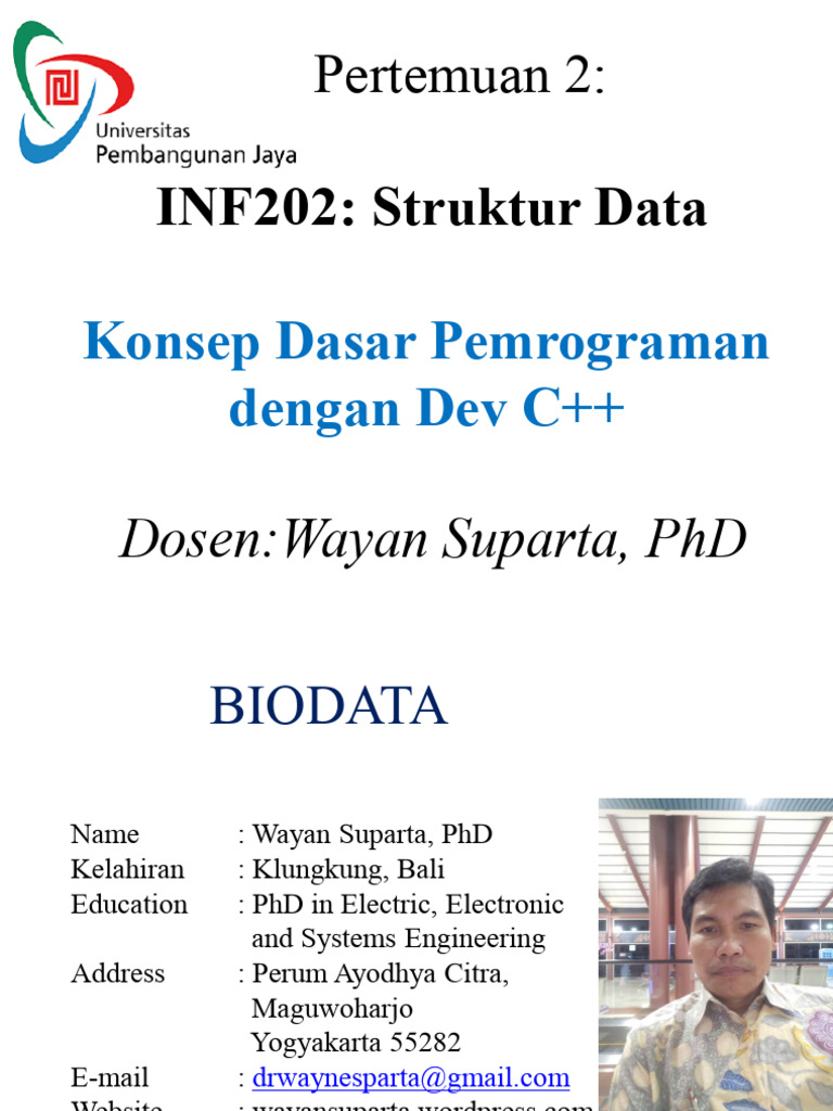 Slide INF202 INF202 Slide 01 | PDF