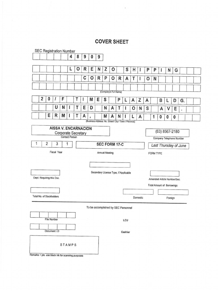 SEC FORM 17-C 10 August 2023 ASM and OBM | PDF