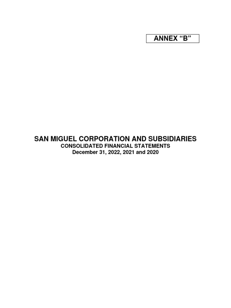 Smc-Sec Form 17-A (04.17.2023) Part2-Final | PDF | Going Concern ...