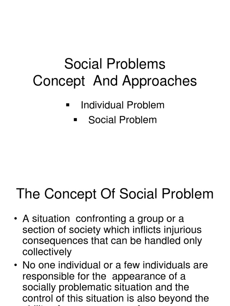 Social Problems | PDF | Non Governmental Organization | Empowerment