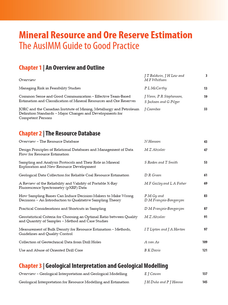 Mono 30 Contents | PDF | Mining | Minerals