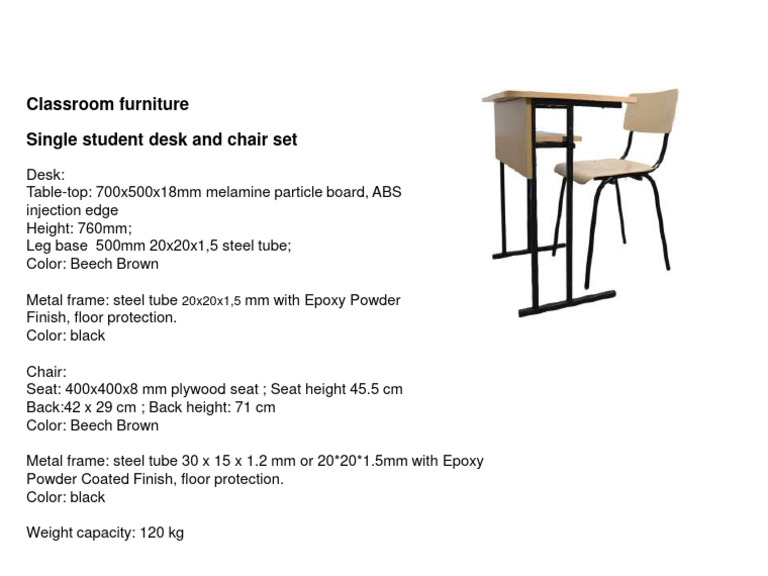 Single Student Desk | PDF