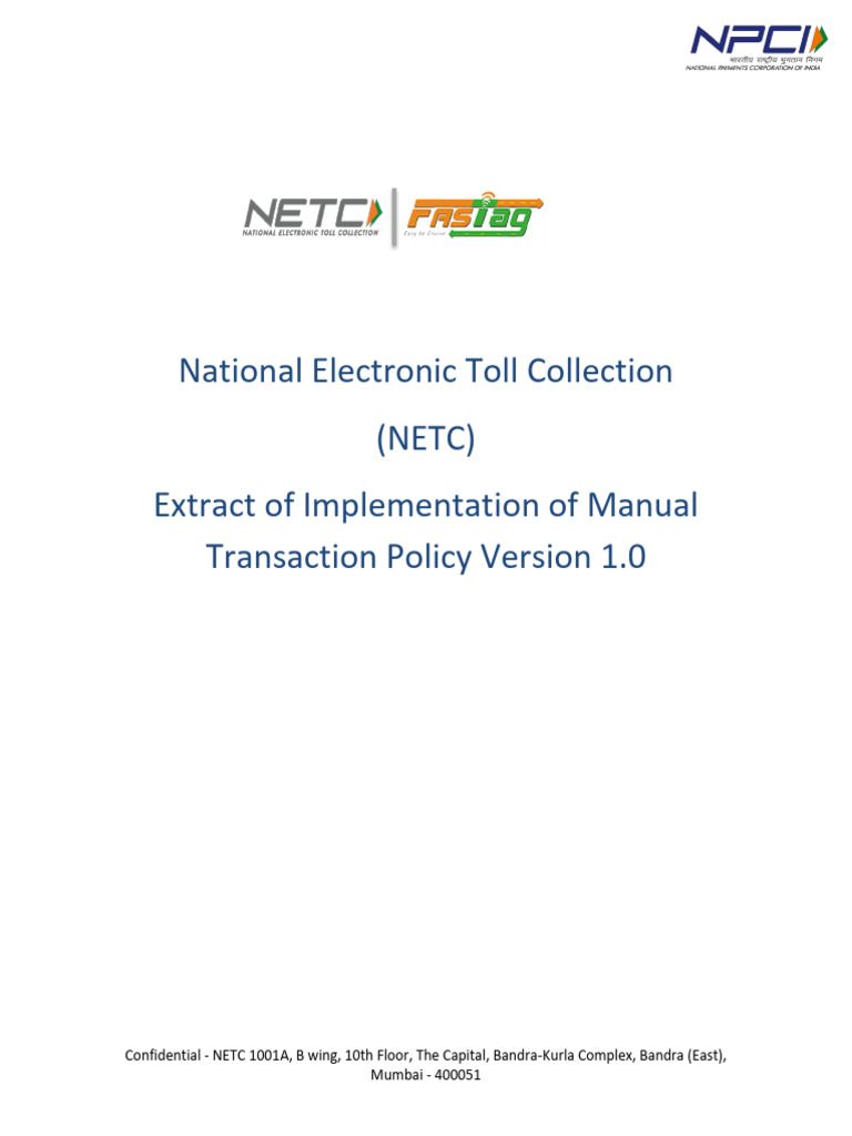Manual Transaction Policy Guide | PDF | Service Industries | Computing