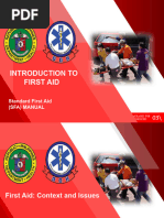 SFA TRAINING MODULE Week 1 | PDF | Wound | First Aid