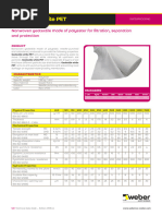 Bidim Geotextile Technical Data Sheet | PDF | Physical Sciences | Materials
