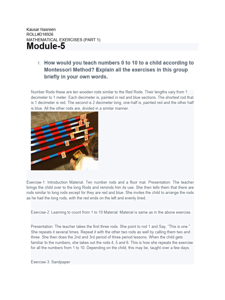 module 5 ASSIGNMENT | PDF | Subtraction | Mathematics
