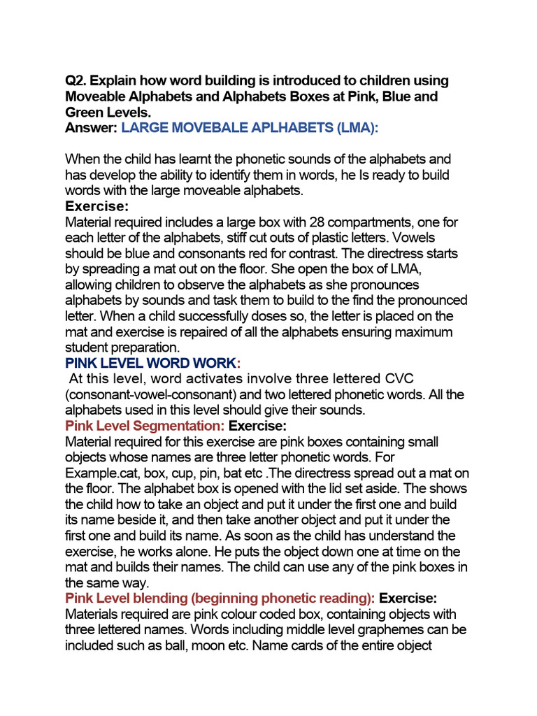 Module 4 | PDF | Alphabet | Vocabulary