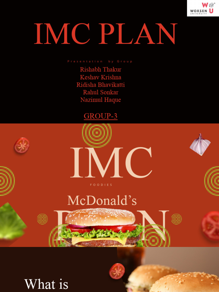 McDonald's Integrated Marketing Communications Plan | PDF | Brand | Target Audience