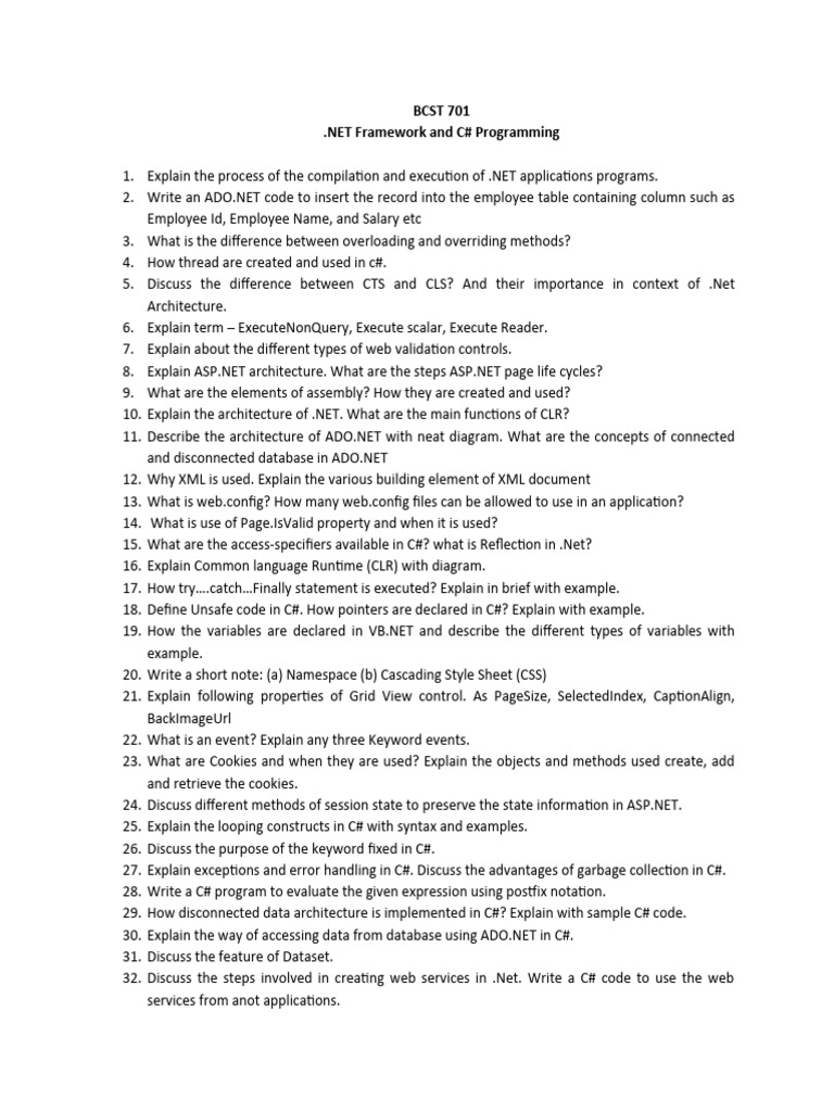 Dot Net | PDF | C Sharp (Programming Language) | Databases Dot Net | PDF | C Sharp (Programming Language) | Databases
