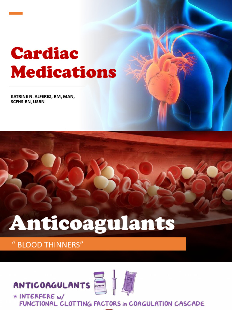 Pharma Cardio1 | PDF | Thrombus | Myocardial Infarction