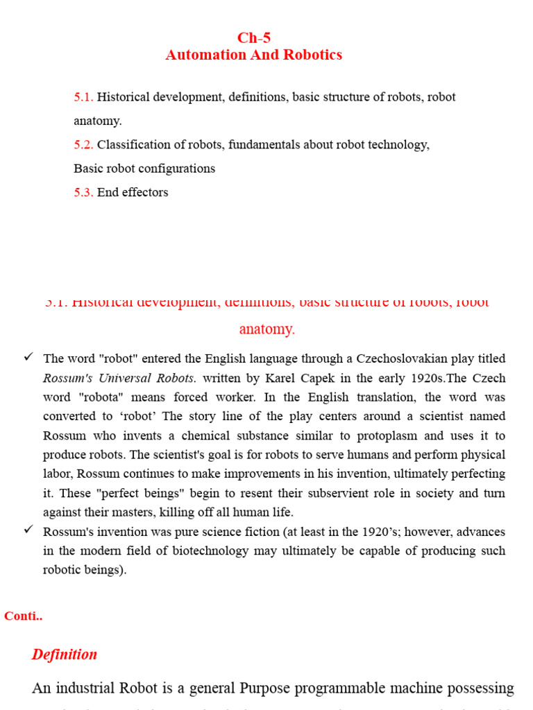 Automation and Robotics | Download Free PDF | Actuator | Rotation