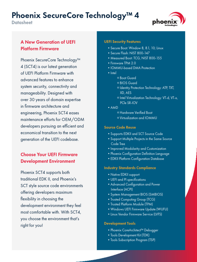 SecureCore Datasheet V2 | PDF | Computer Science | System Software