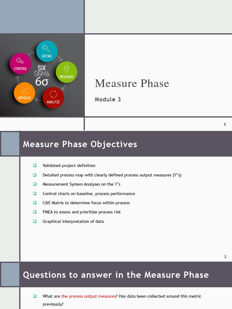 Module - 3 - Measure Phase - Final | PDF | Causality