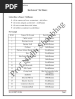 Adjusted Trial Balance Problems and Solutions | PDF
