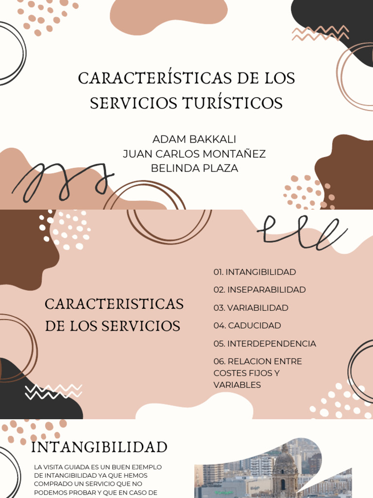 Características de Los Servicios Turísticos: Adam Bakkali Juan Carlos ...