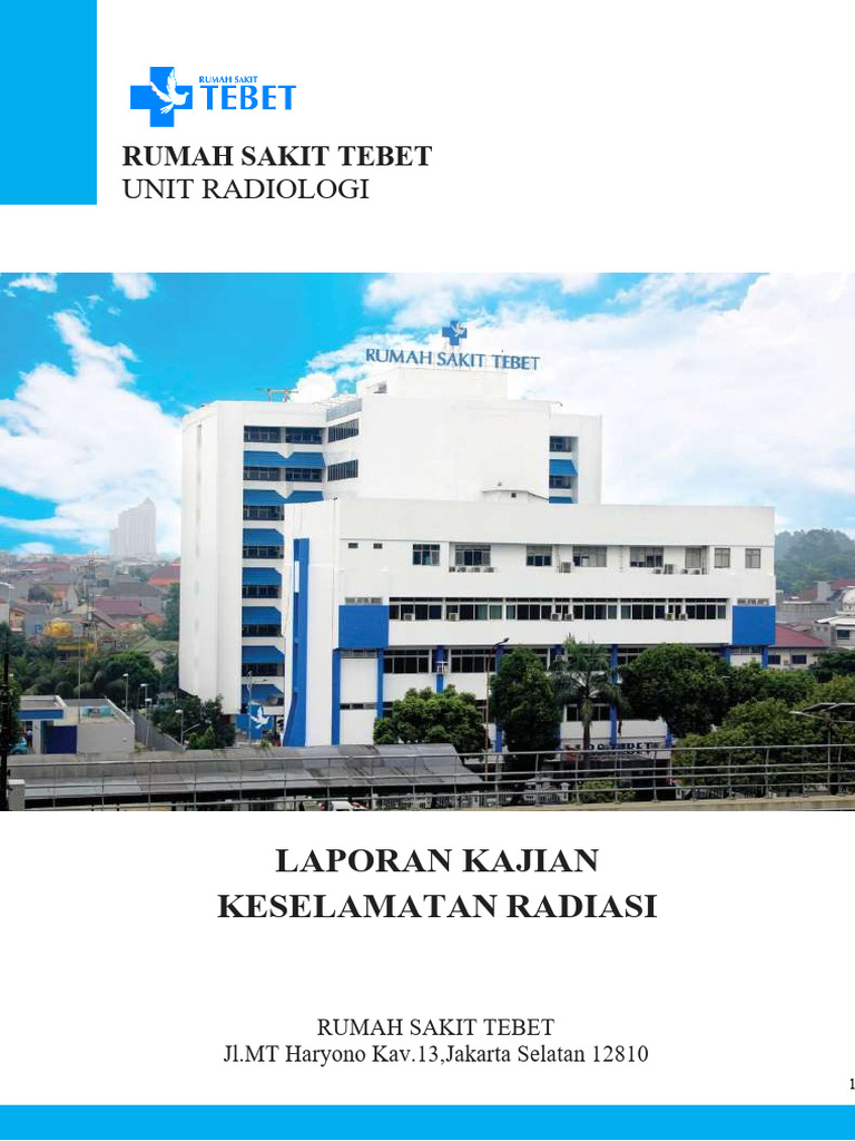 Kajian Keselamatan Radiasi RS Tebet | PDF