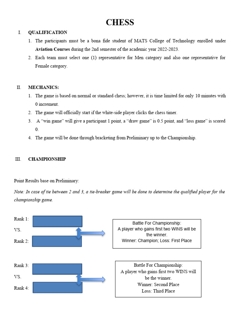 Chess Mechanics | PDF