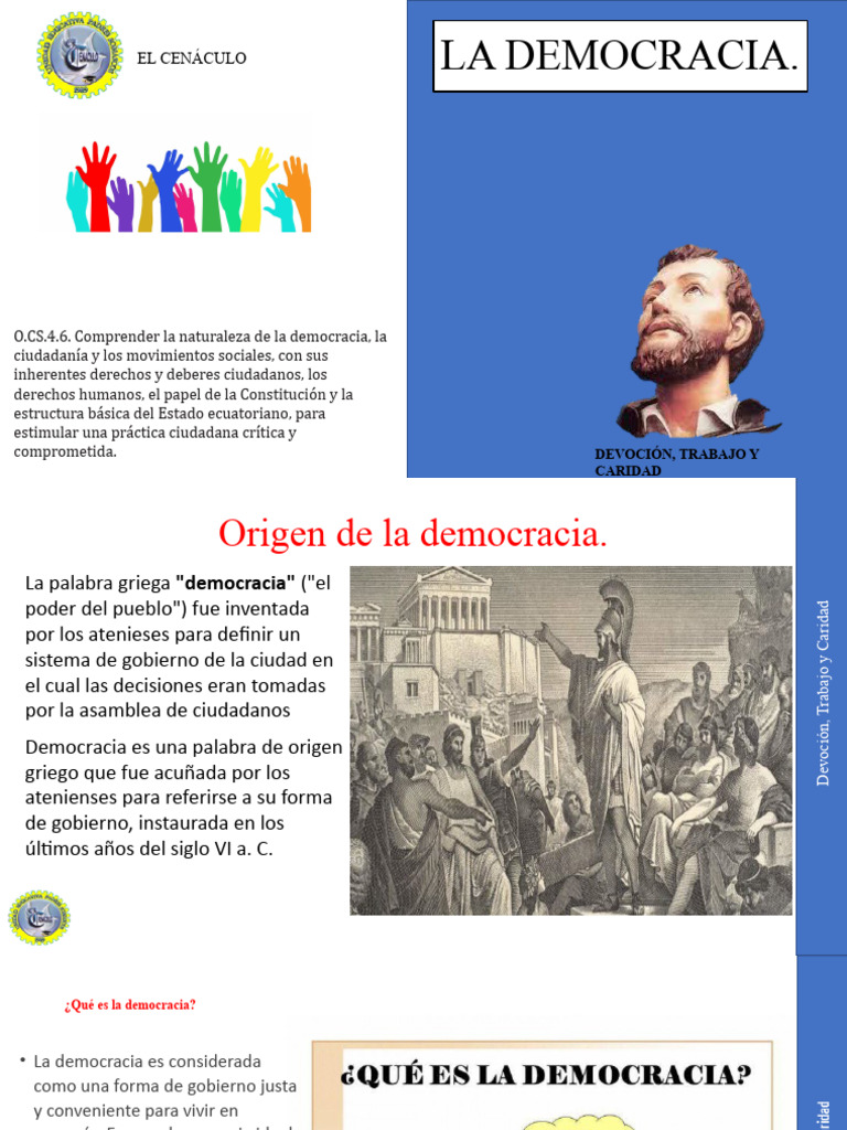 La Democracia. | PDF | Democracia | Ideologías políticas