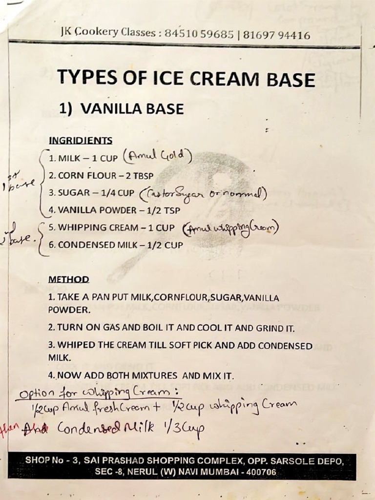 Ice Cream | PDF