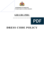 Hospital Staff Dress Code Guidelines | PDF | Sweater | Shirt