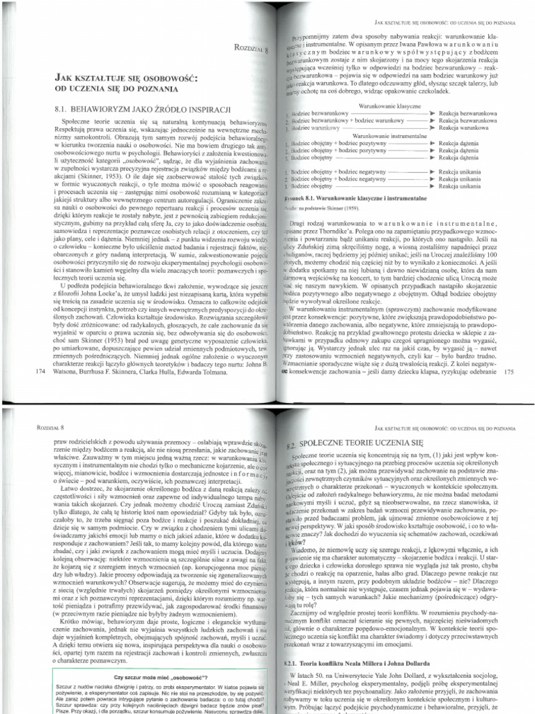 Oles Wprow - Do Psych. Osobow. Rozdz.8 | PDF