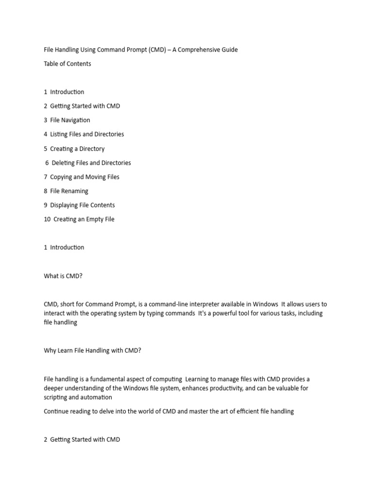 Documentfaiz | PDF | Command Line Interface | Computer File