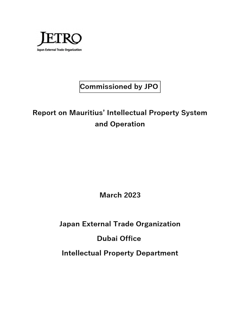 Report Mau 202303 en | PDF | Intellectual Property | Copyright