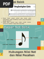 Nilai dan Bentuk Not Balok Dasar | PDF