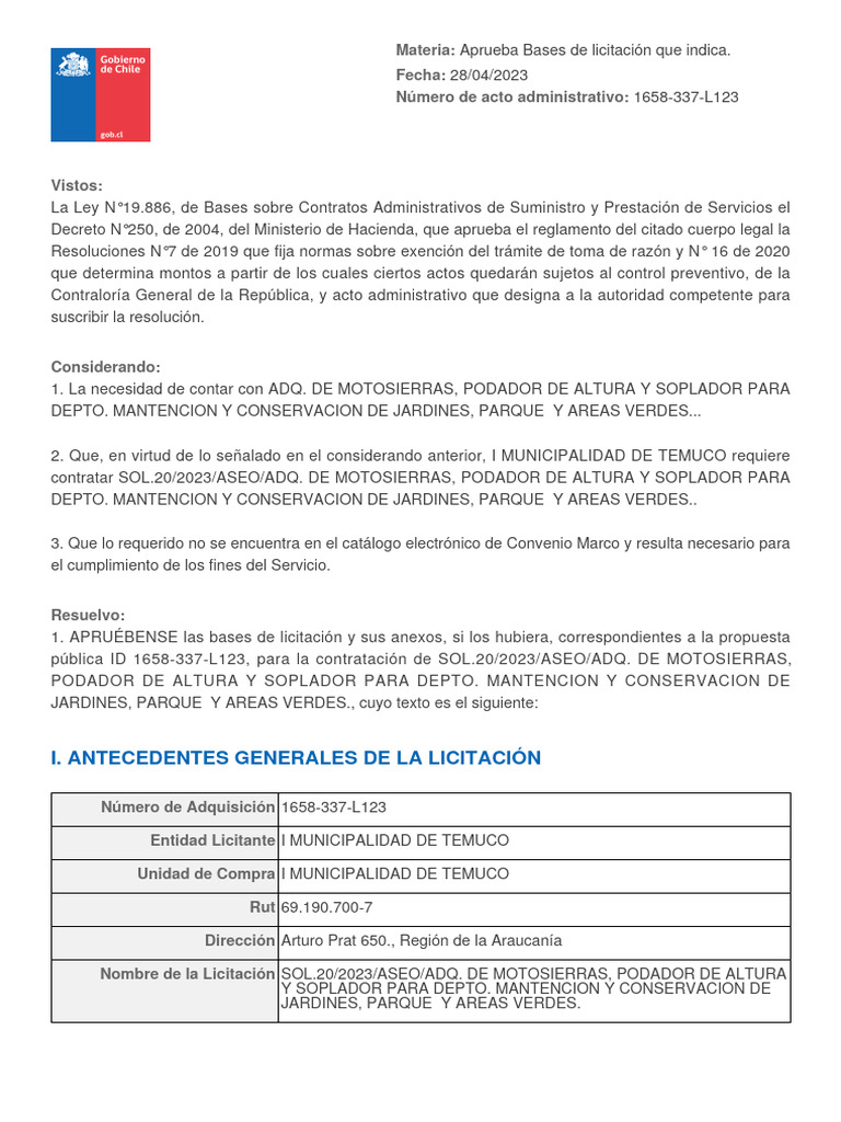 Bases - 1658 337 L123 | PDF | Multa (pena) | Pagos