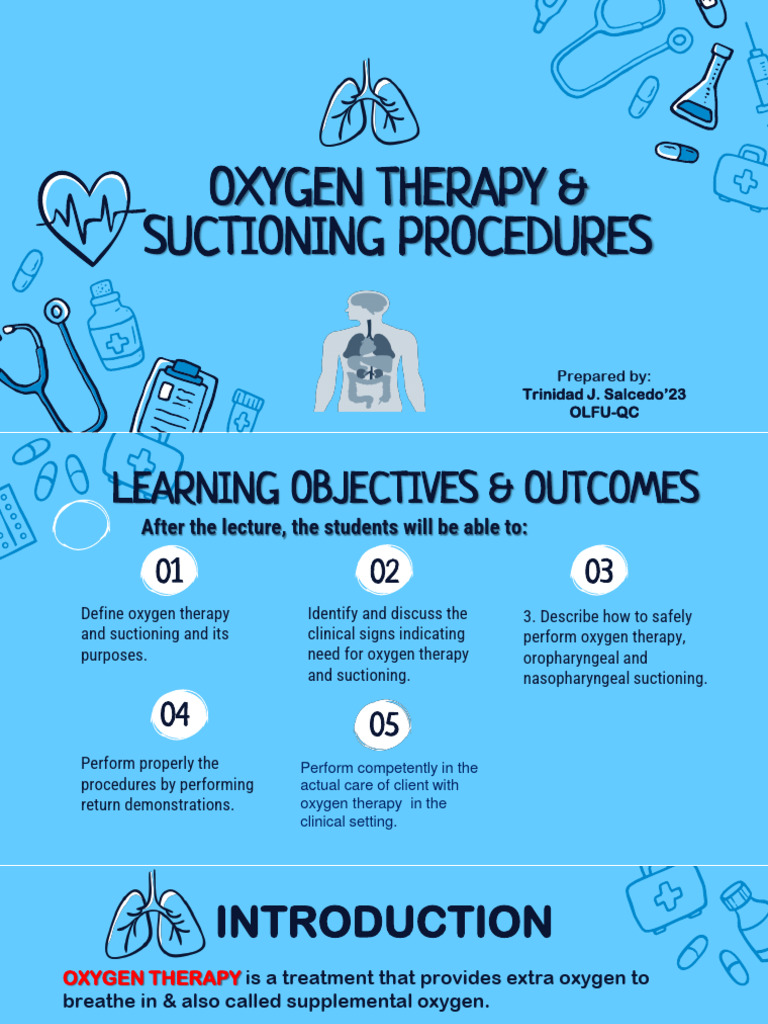 FUNDA Lab 11 Oxygen Therapy Suctioning Procedures23 | PDF | Respiratory ...