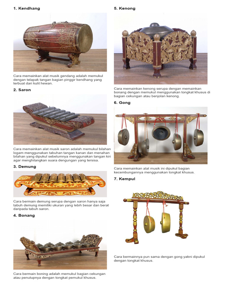 Macam Gamelan | PDF | Seni