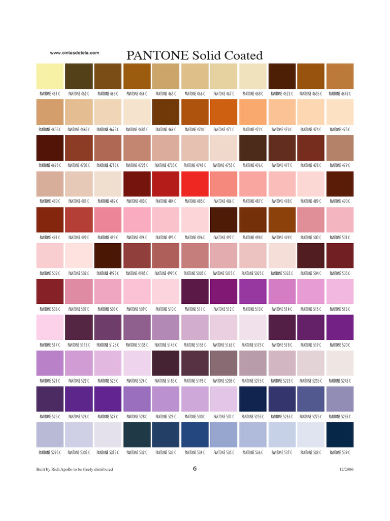 Pantone Solid Coated Corta | PDF