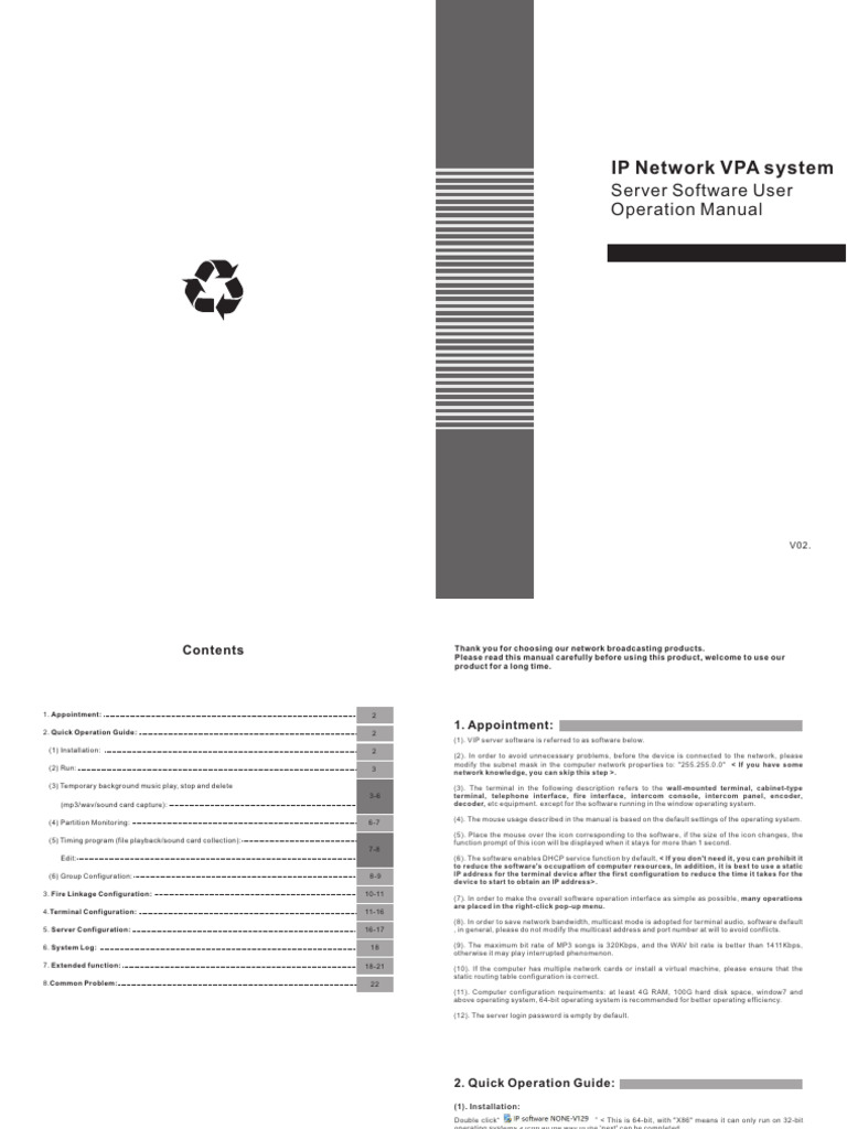 FIP 900 IP Software User Manual 2023 | PDF | Operating System ...