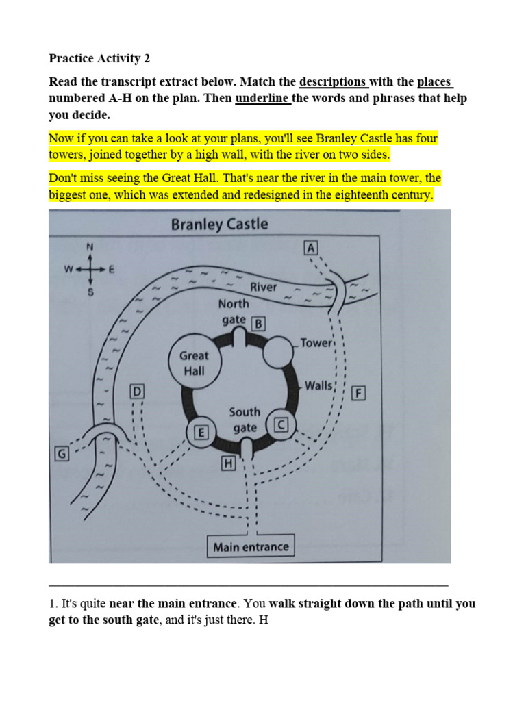 (In Progress) IELTS LISTENING SKILLS - PART 2 (Practice) | PDF