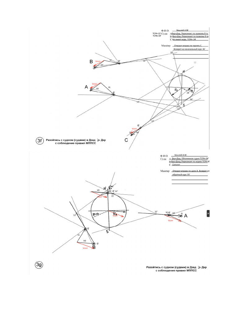 Radar Plotting Sheet (3 Targets) | PDF