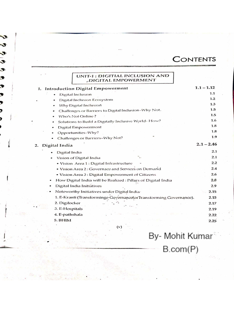 Digital Empowerment Study Material | PDF