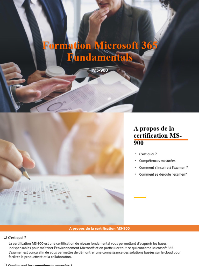 Certification MS-900 : Fondamentaux Cloud | PDF | Cloud computing ...