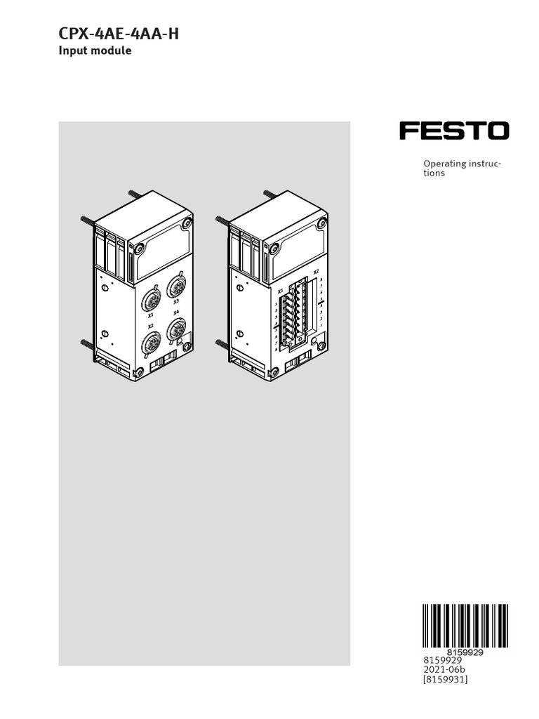 CPX 4AE 4AA H - Operating Instr - 2021 06b - 8159931g1 | PDF ...