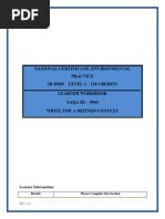 Public Management Work Experience Logbook | PDF | Budget | Experience