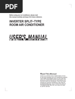 Senville Aura-Mini Split User-Manual | PDF | Air Conditioning ...